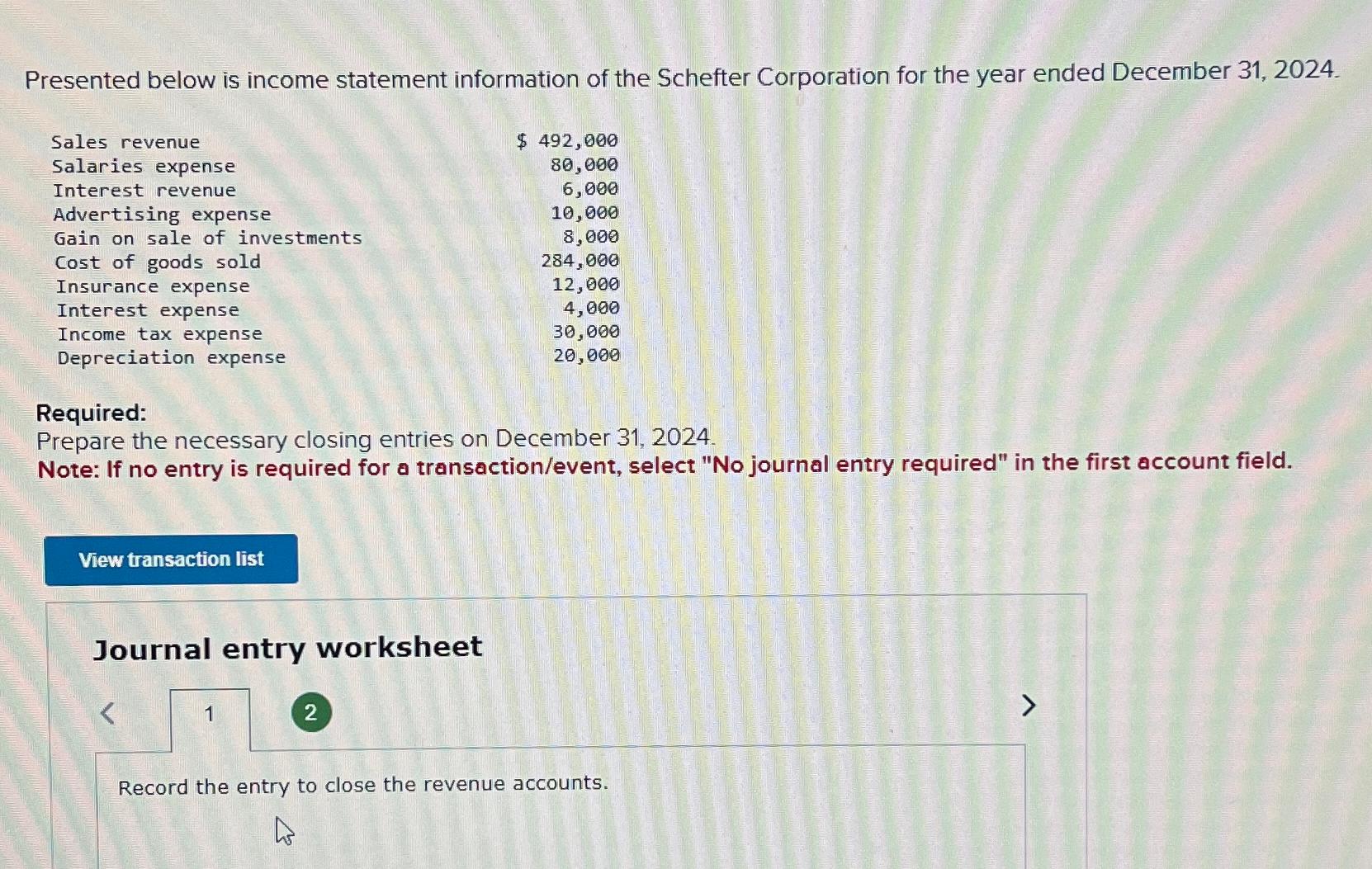 Presented below is income statement information of | Chegg.com
