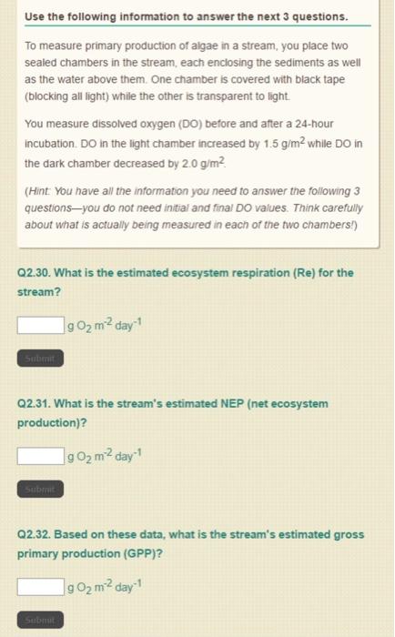 Solved Use the following information to answer the next 3 | Chegg.com