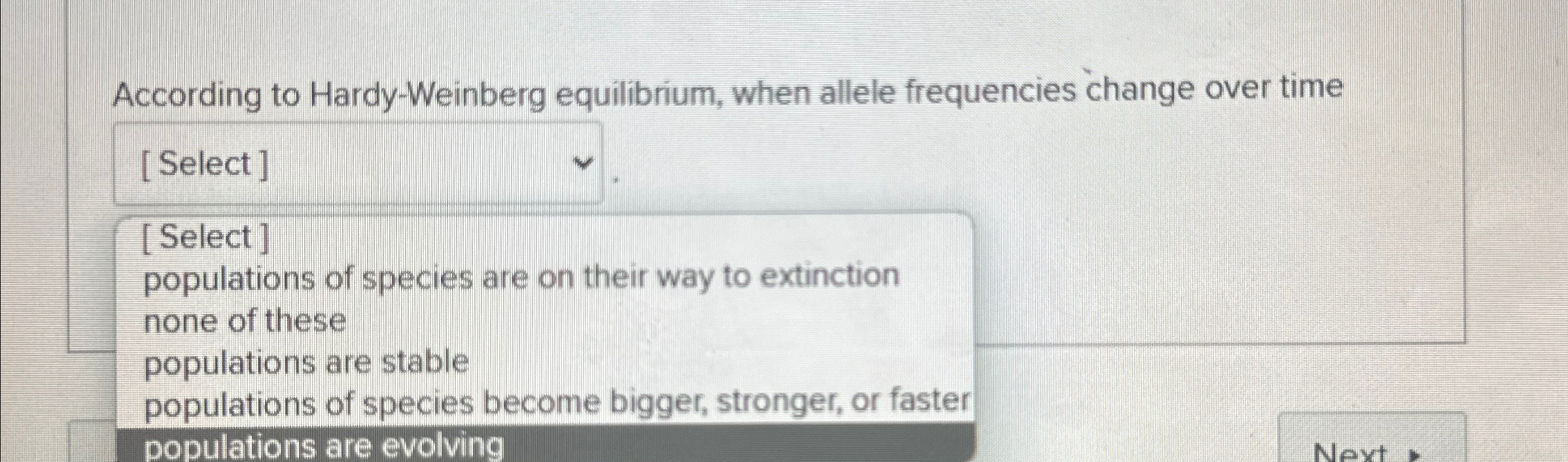 Solved According to Hardy-Weinberg equilibrium, when allele | Chegg.com