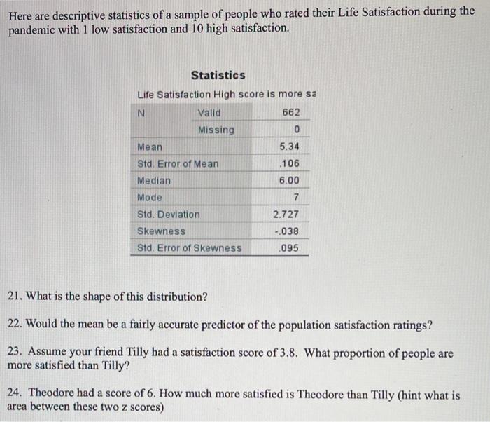 Solved Here are descriptive statistics of a sample of people | Chegg.com