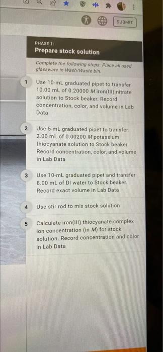 Solved Verify your concentration calculation. Did you report | Chegg.com