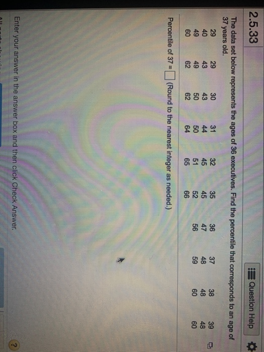 Solved 2.5.38 : Question Help • The data set below | Chegg.com