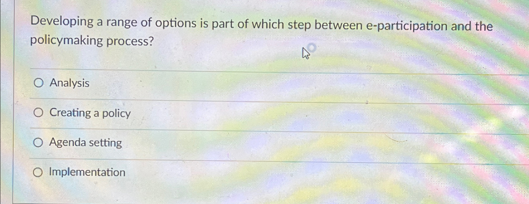 Solved Developing a range of options is part of which step | Chegg.com