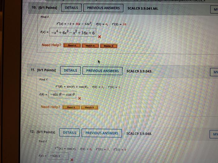 Solved 6. (0/1 Points) DETAILS PREVIOUS ANSWERS SCALC9 | Chegg.com