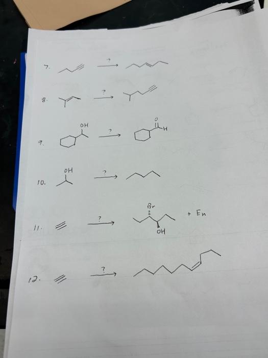 Solved determine the synthesis ans show how product was | Chegg.com