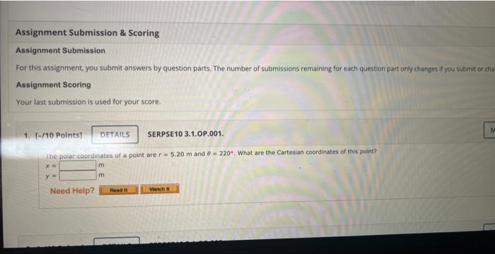 Solved Assignment Submission For this assignment, you submit | Chegg.com