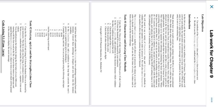 Task \#1 Character and String Class Methods 1. Copy | Chegg.com