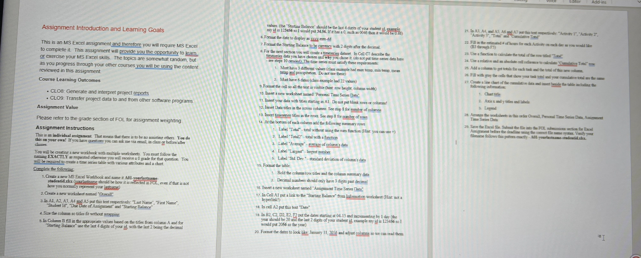 Solved Assignment Introduction and Leaming GoalsThis is an | Chegg.com