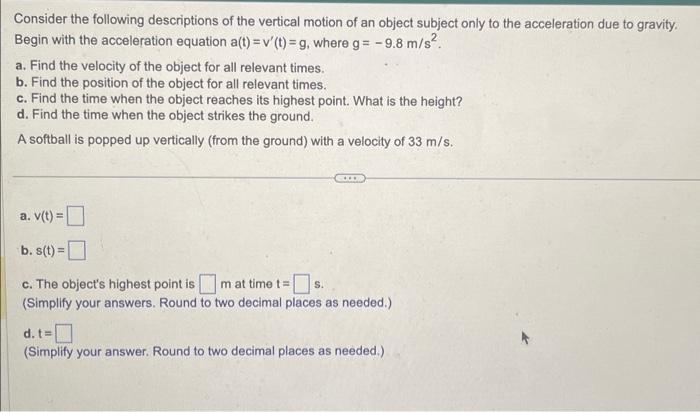 Solved Consider the following descriptions of the vertical | Chegg.com