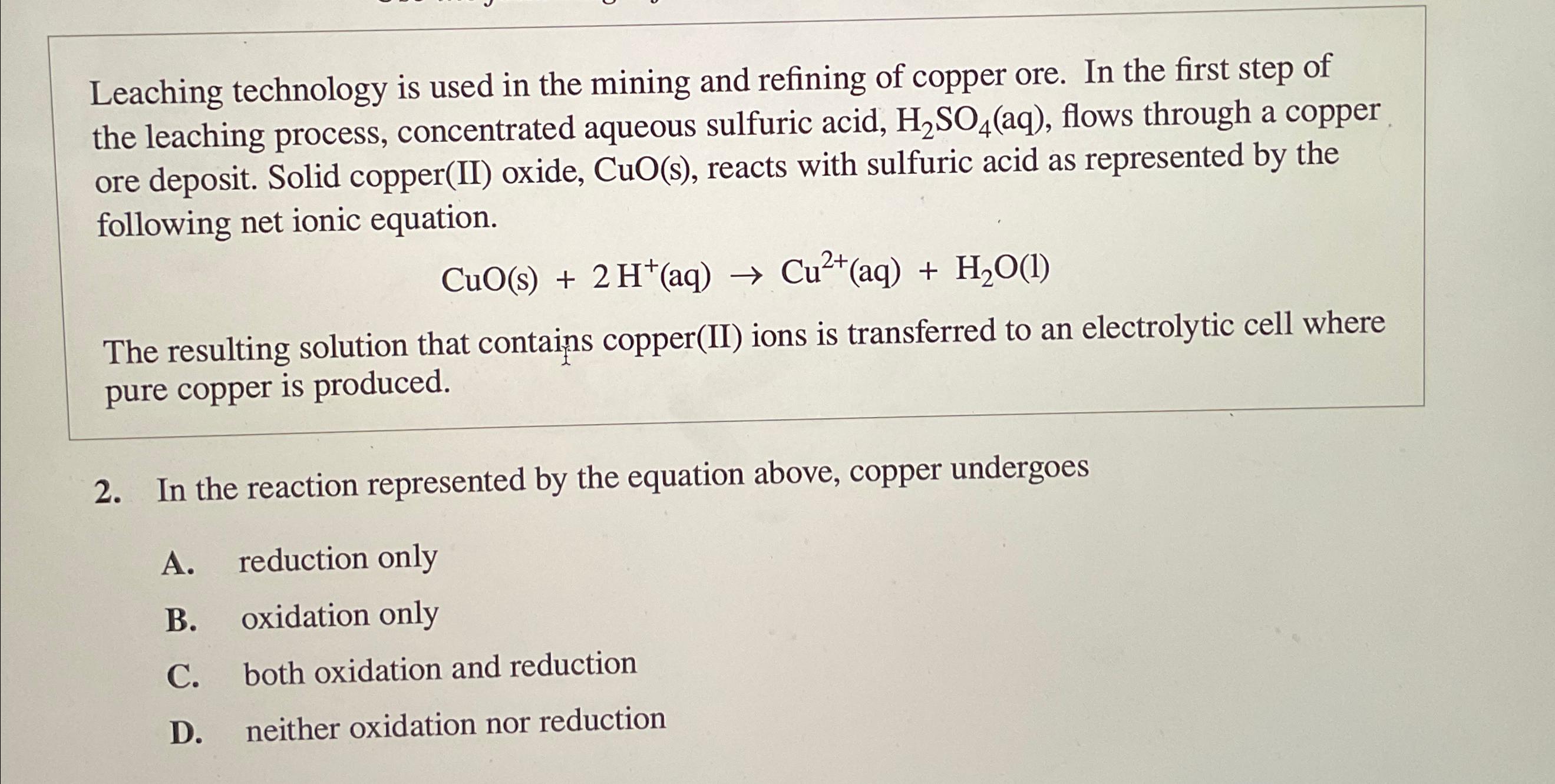Solved The answer is D how i is D explain | Chegg.com