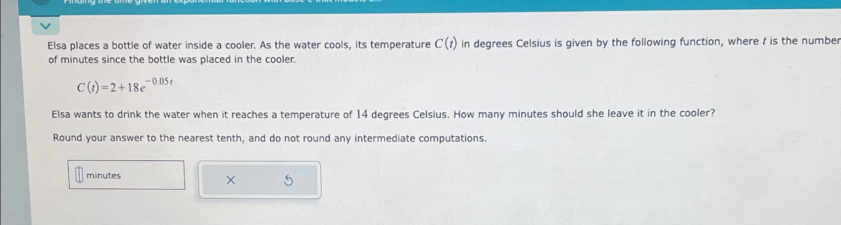 Solved Elsa places a bottle of water inside a cooler. As the | Chegg.com
