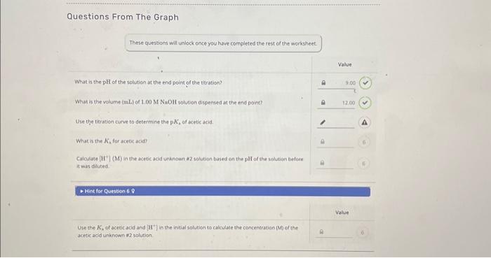 Solved Part 2: Create And Interpret A Titration Curve Does | Chegg.com