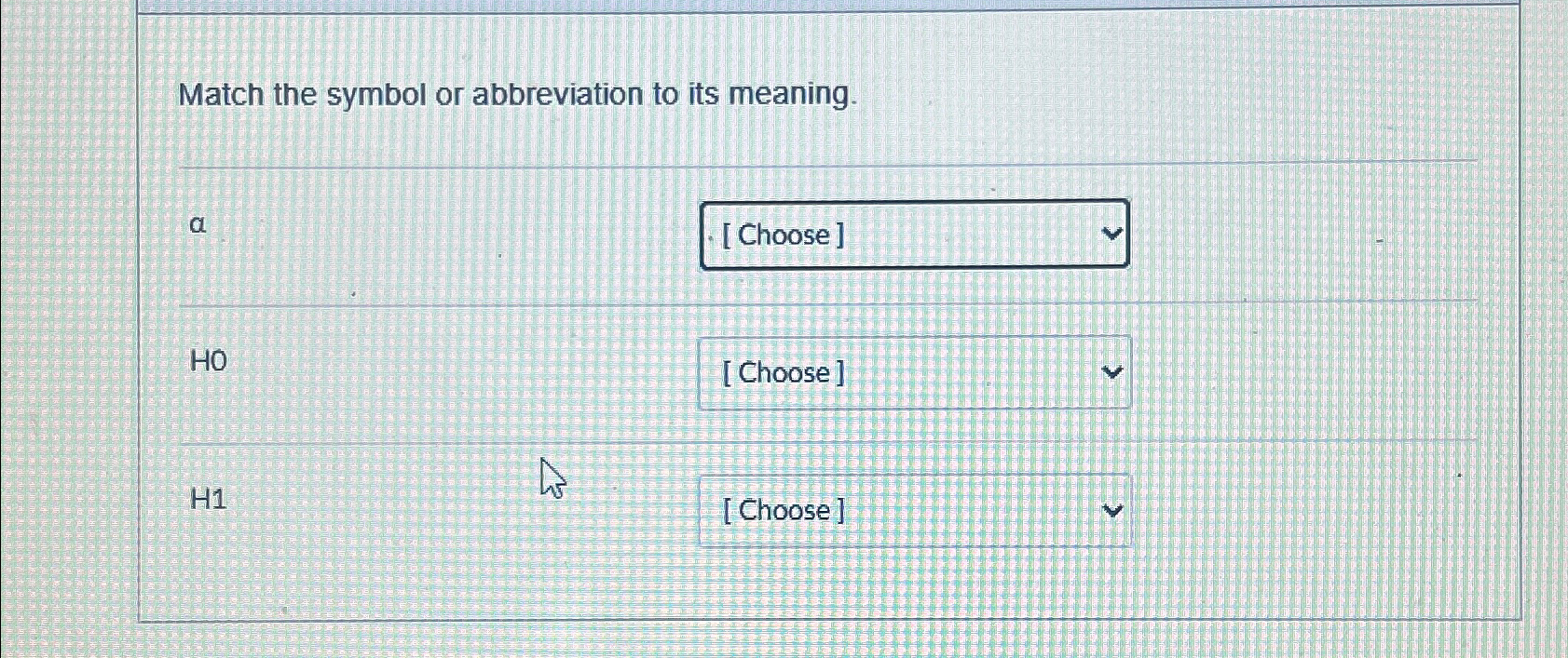 Match the symbol or abbreviation to its | Chegg.com