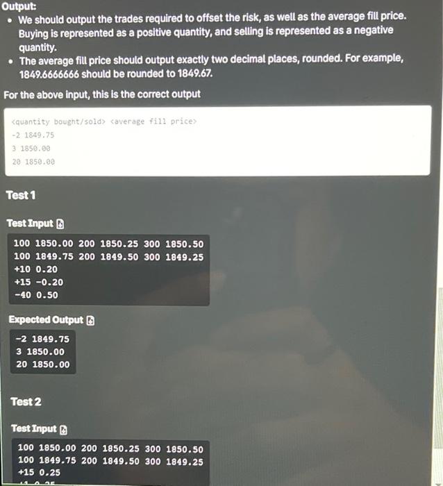 Solved In order to properly offload risk, we need to | Chegg.com