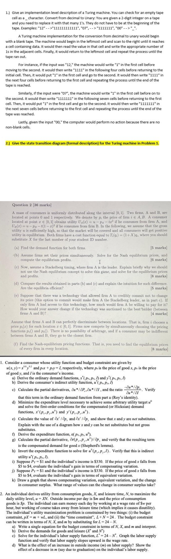 Solved computer science 1.) ﻿Give an implementation level | Chegg.com