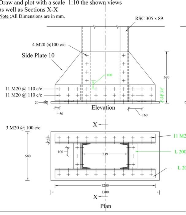 Solved Exercise 1: Column-Base Joint Draw and plot with a | Chegg.com