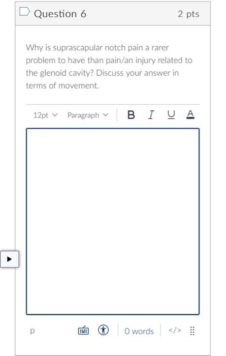 Solved Why is suprascapular notch pain a rarer problem to | Chegg.com