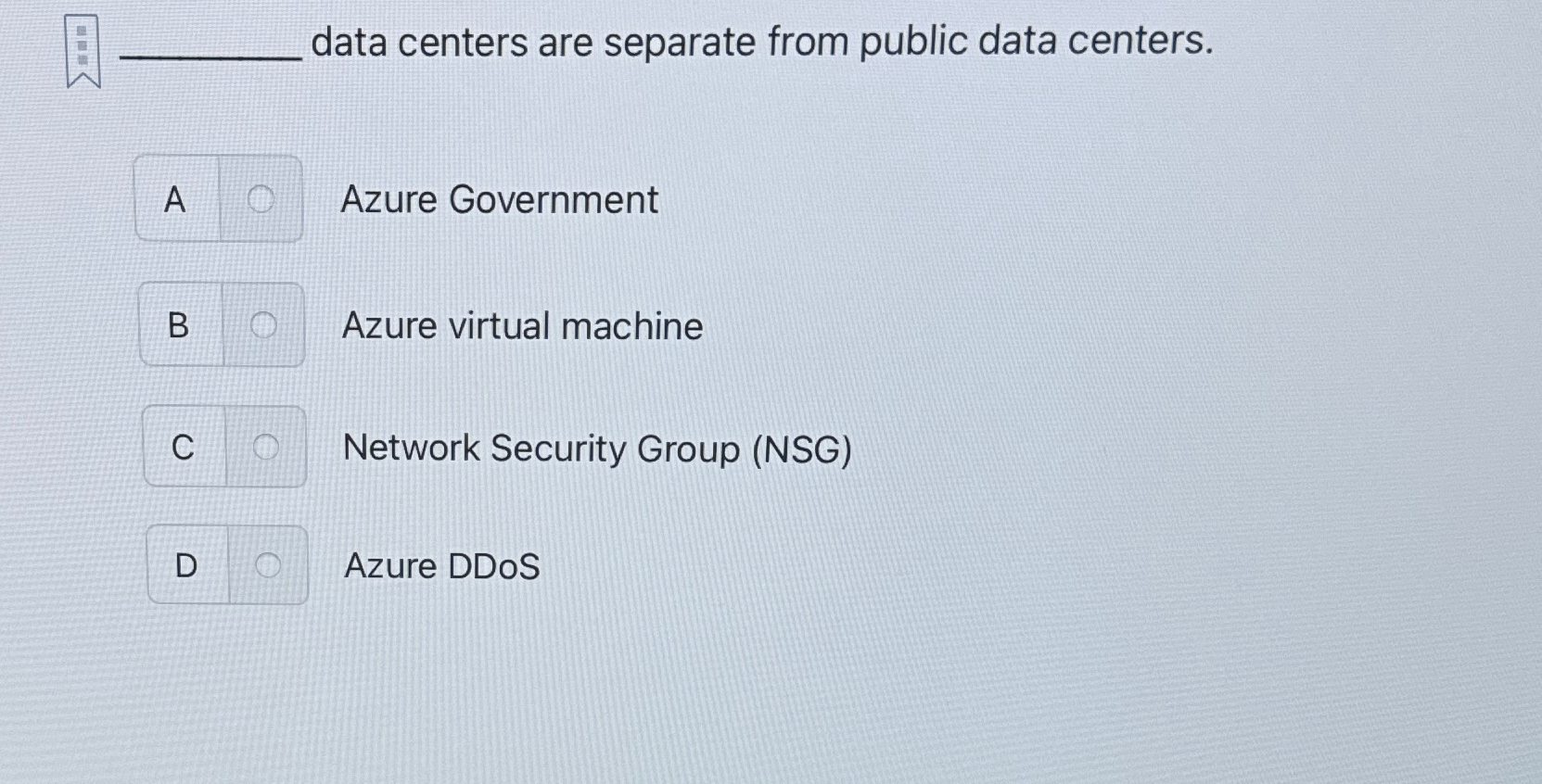Solved q, ﻿data centers are separate from public data | Chegg.com