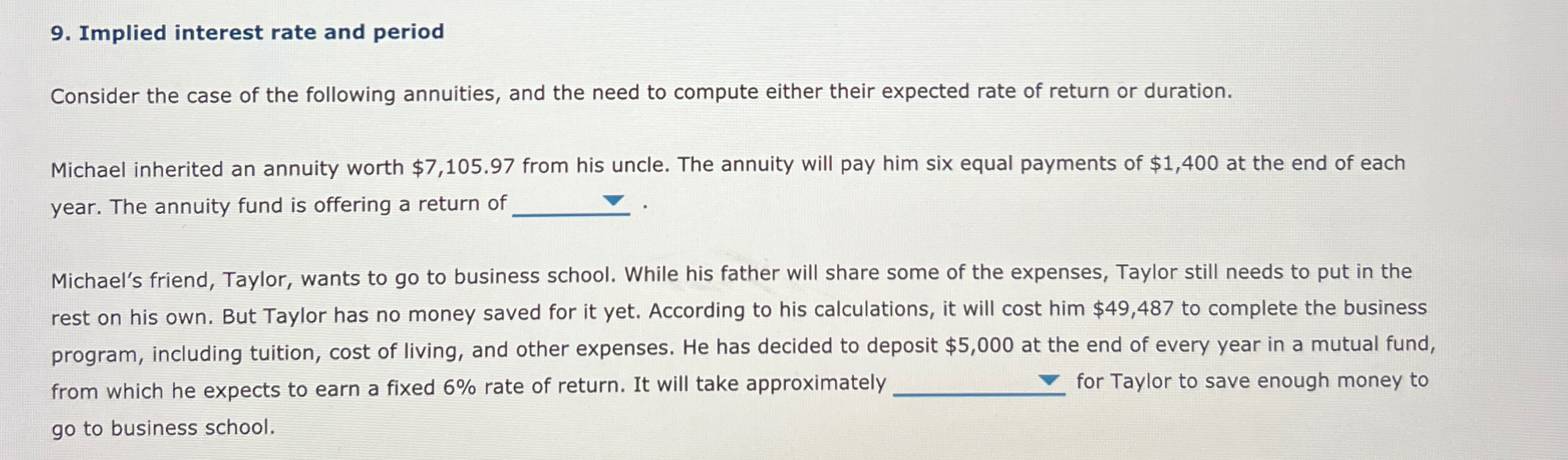 Solved Implied interest rate and periodConsider the case of | Chegg.com