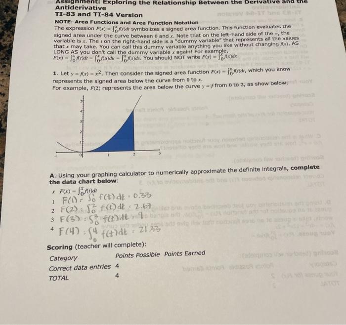 Solved Assignment: Exploring the Relationship Between the | Chegg.com