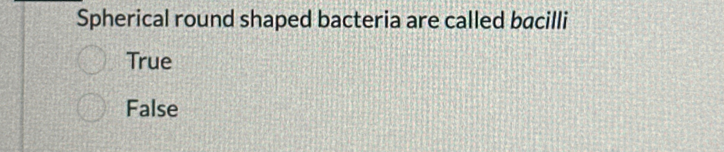Solved Spherical round shaped bacteria are called | Chegg.com