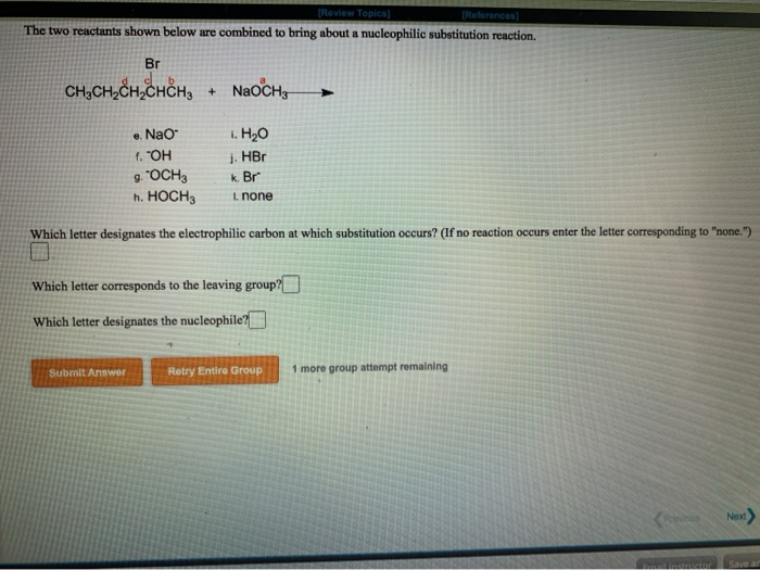 Solved [Review Topics (References] The two reactants shown | Chegg.com
