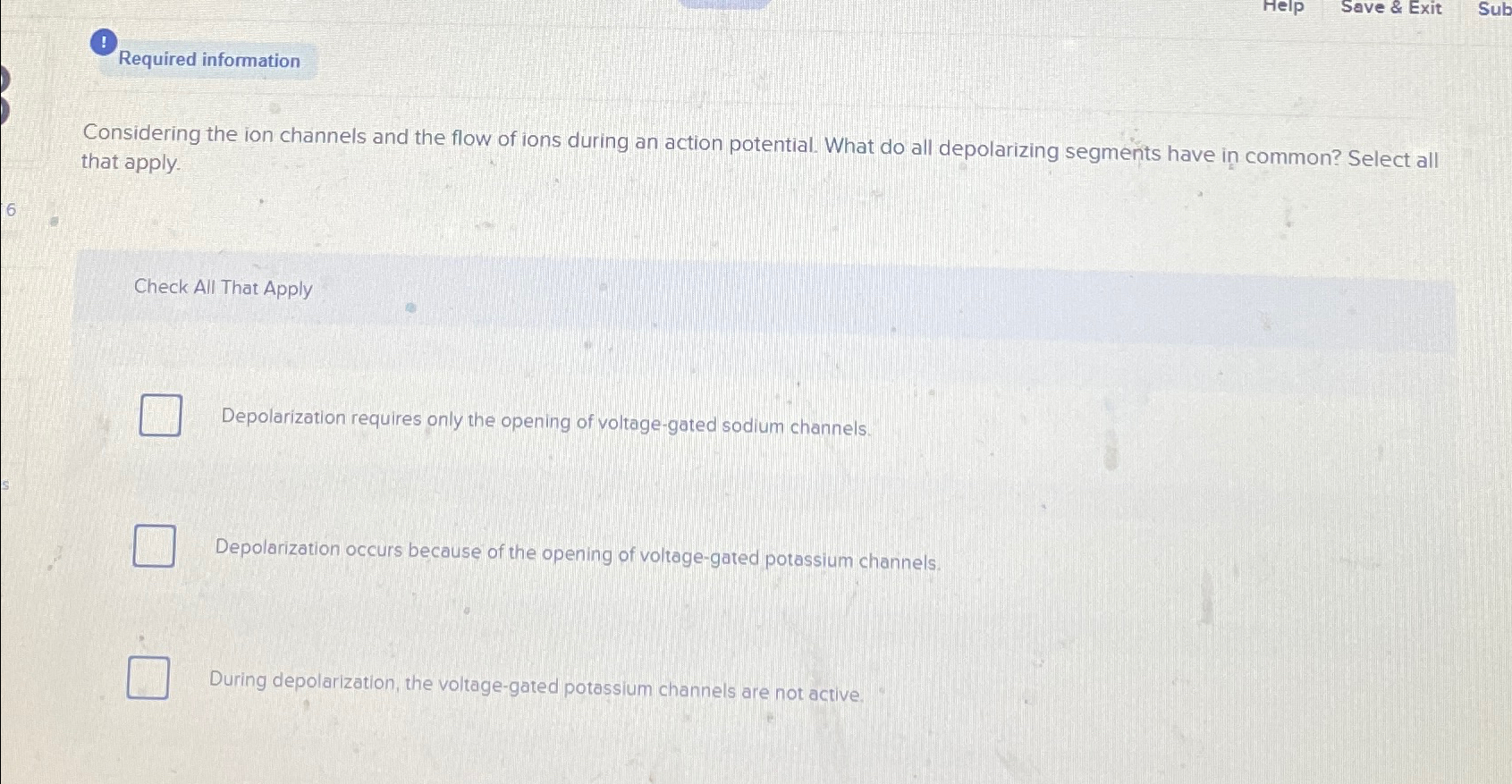 Solved Save & ExitSubRequired informationConsidering the ion | Chegg.com