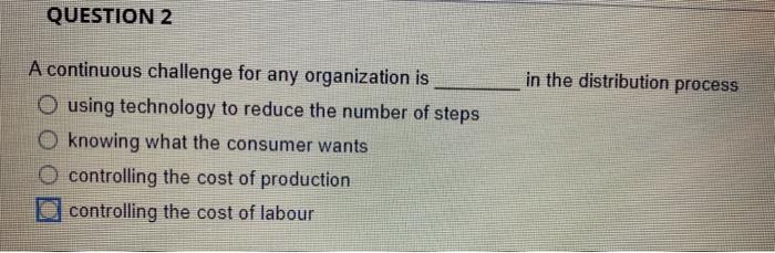 Solved A continuous challenge for any organization is in the | Chegg.com