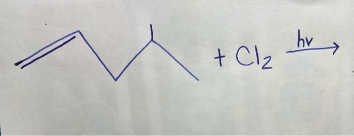 Solved hv + Cl₂ | Chegg.com