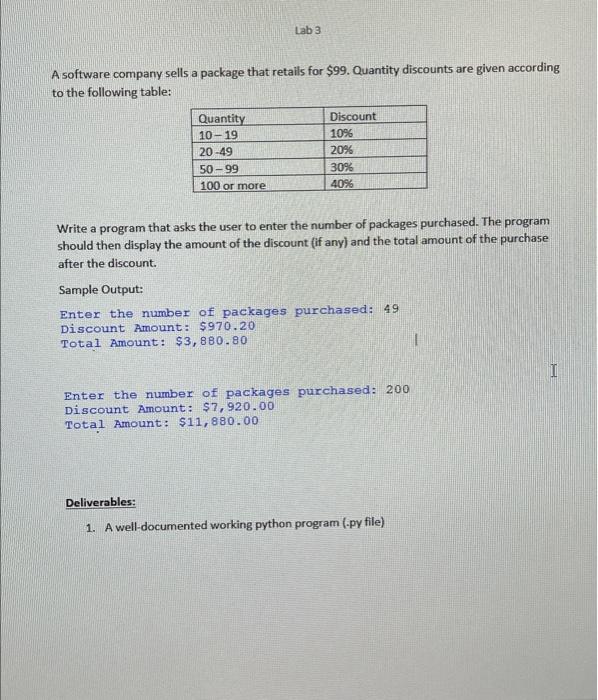 Solved A software company sells a package that retalls for | Chegg.com