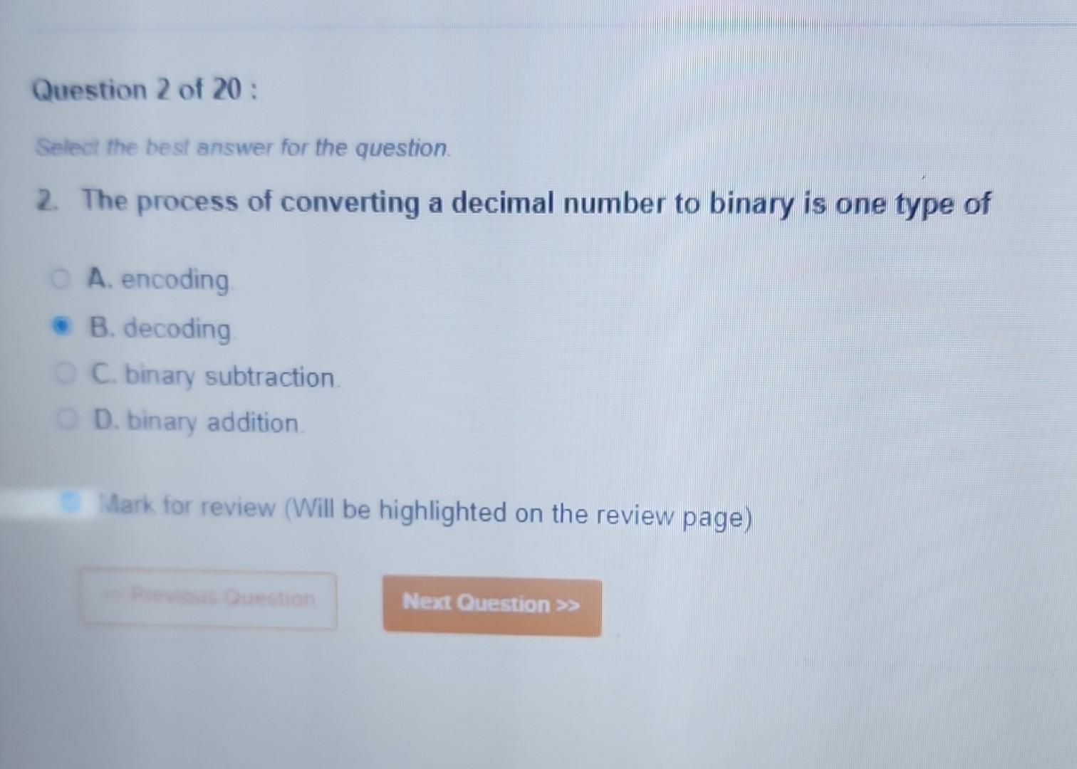 Solved Select the best answer for the question. 2. The | Chegg.com