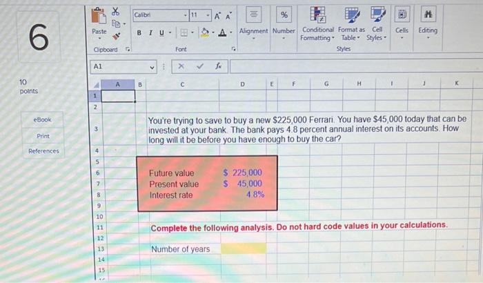 Solved Chapter 5 Excel Problems ( SinvedYou're trying to | Chegg.com