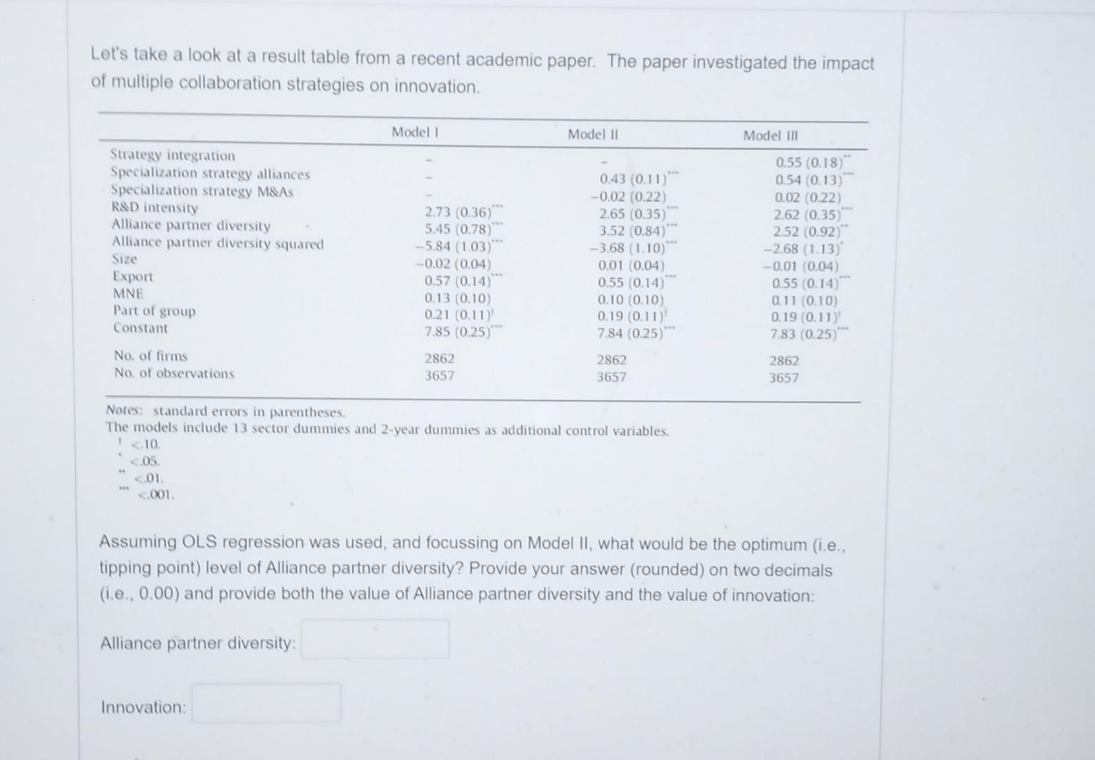 Solved Let's take a look at a result table from a recent | Chegg.com