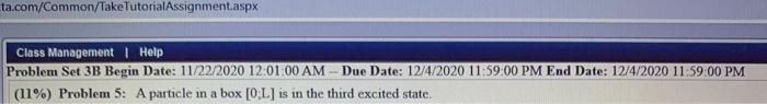 Solved ta.com/common/TakeTutorial Assignment.aspx Class | Chegg.com