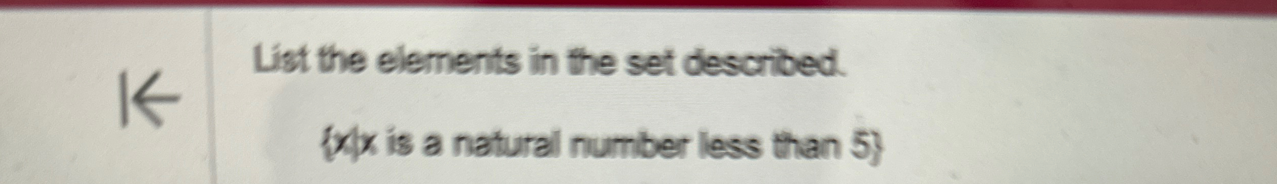 Solved List the elements in the set described. ﻿is a natural | Chegg.com