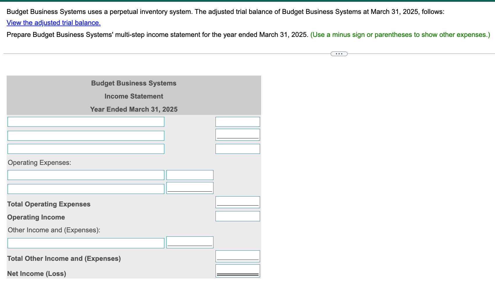 Solved Budget Business Systems uses a perpetual inventory | Chegg.com