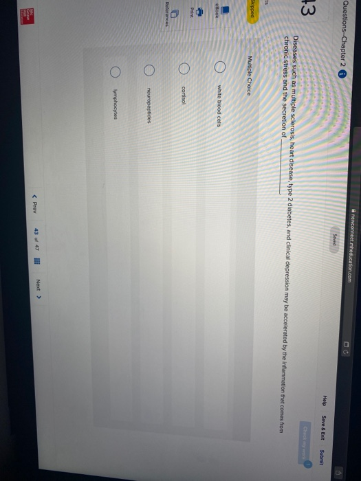 Solved newconnect. meducation.com Questions--Chapter 26 Help | Chegg.com