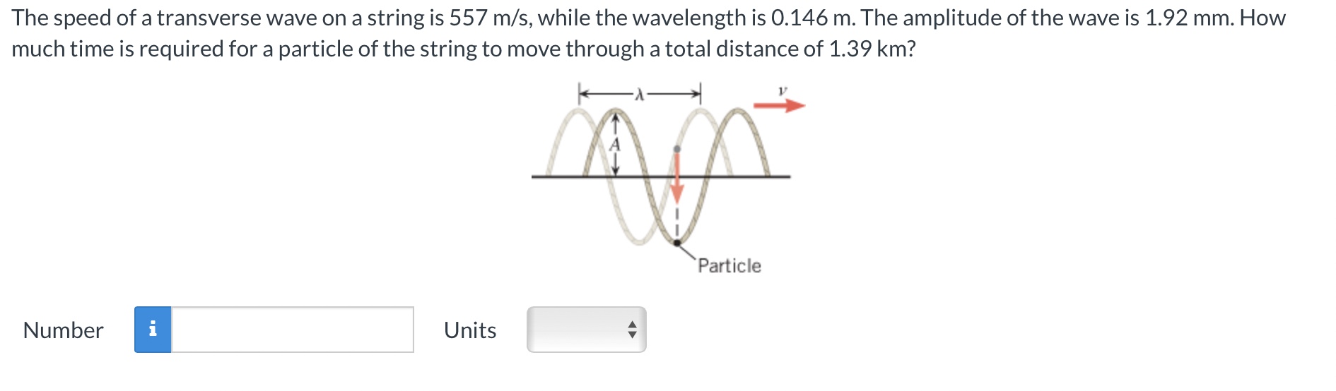 Solved The speed of a transverse wave on a string is 557ms, | Chegg.com
