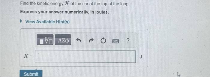 Solved Find the minimum initial height hmin at which the | Chegg.com