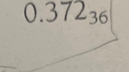 Solved 0.37236 | Chegg.com