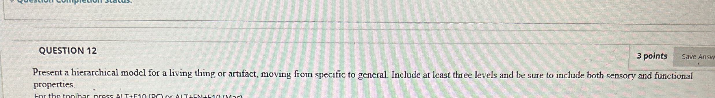 Solved QUESTION 123 ﻿pointsPresent a hierarchical model for | Chegg.com