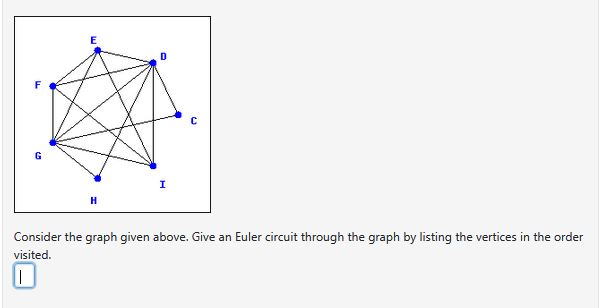 Solved Consider the graph given above. Give an Euler circuit | Chegg.com