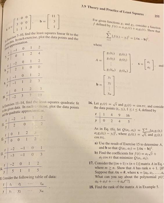 Solved \\[ A=\\left[\\begin{array}{lll} 1 & 0 & 0 \\\\ 3 & 0 | Chegg.com