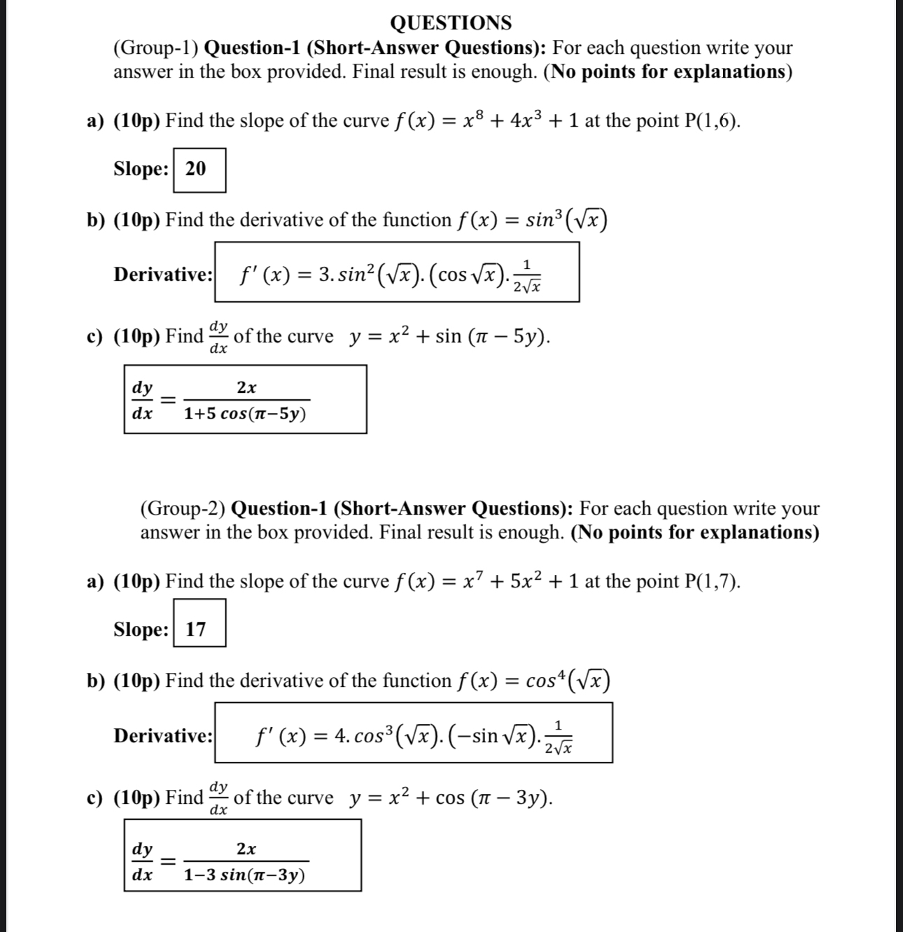 Solved PPPlQUESTIONS(Group-1) ﻿Question-1 (Short-Answer | Chegg.com