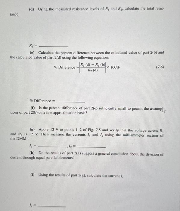 Solved (a) Construct the network of Fig. 7.5. Insert the | Chegg.com