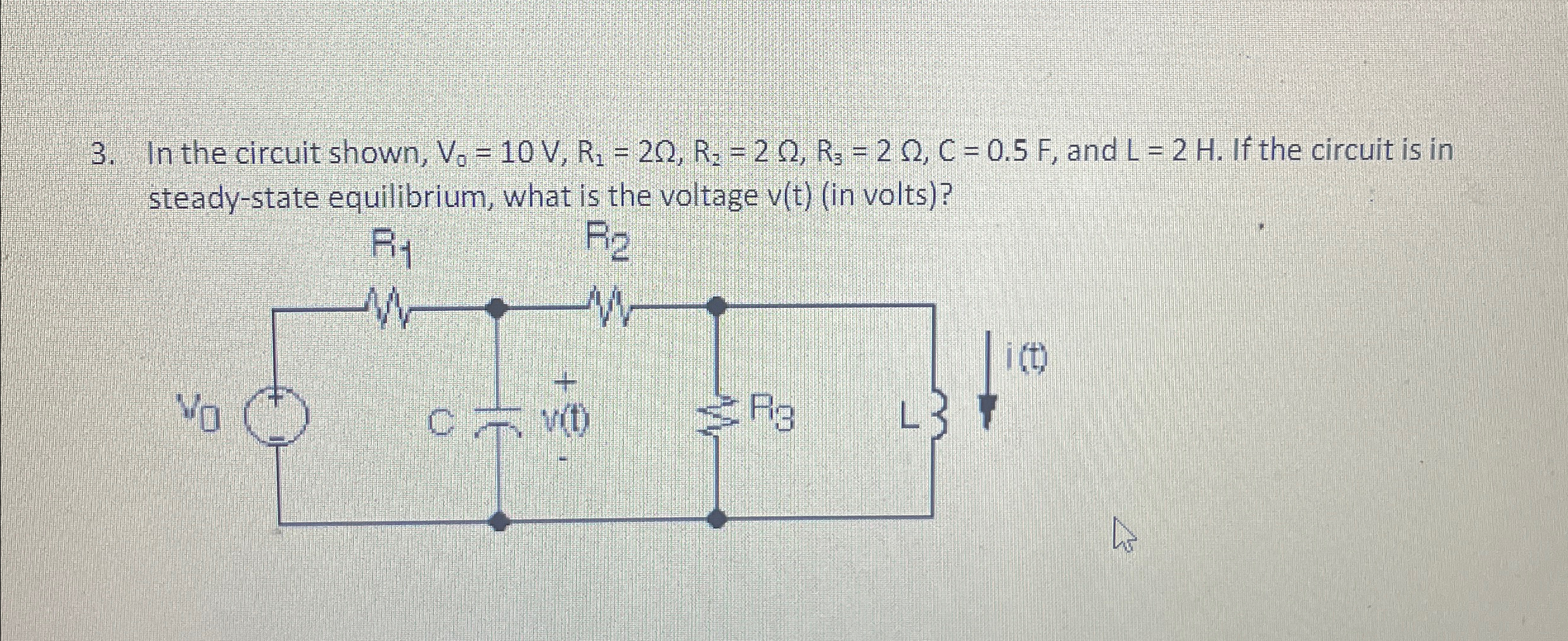 Solved In the circuit shown, | Chegg.com