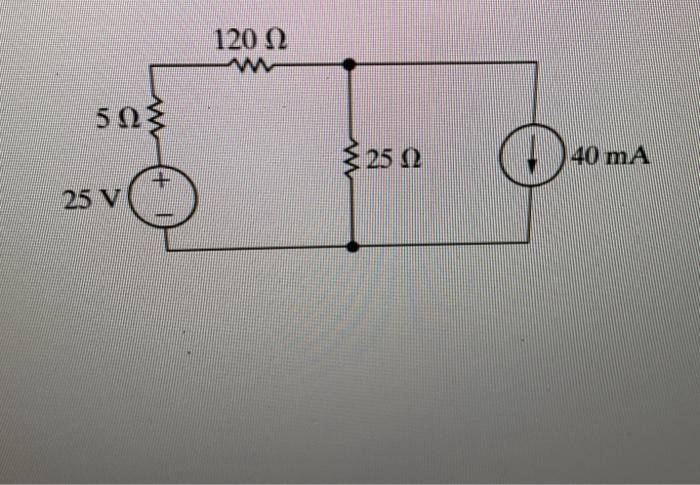 Solved fine power at both sources | Chegg.com