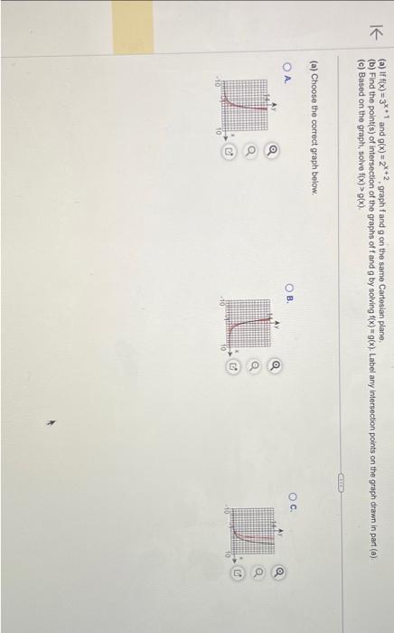 Solved (a) If f(x)=3x+1 and g(x)=2x+2, graph f and g on the | Chegg.com