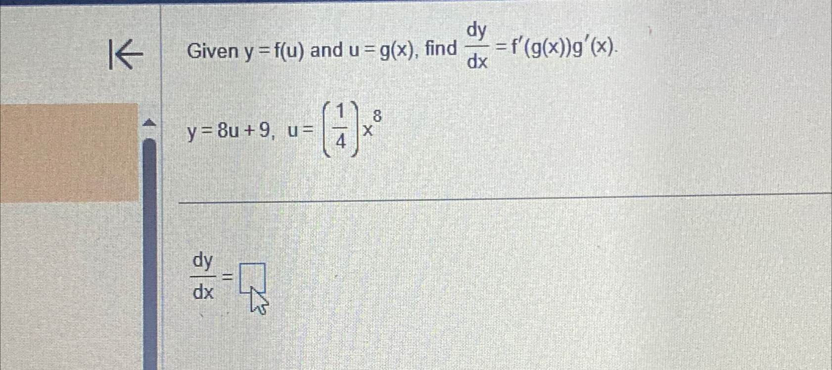 Solved Given y=f(u) ﻿and u=g(x), ﻿find | Chegg.com