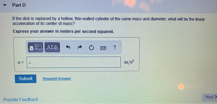 Solved Problem 10.13 A thin, light string is wrapped around | Chegg.com